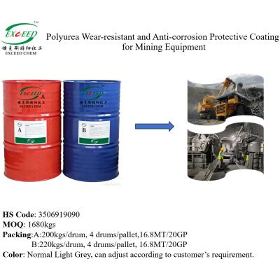 China Polyurea Wear-resistant and Anti-corrosion Protective Coating for Mining Equipment EX-705 for sale
