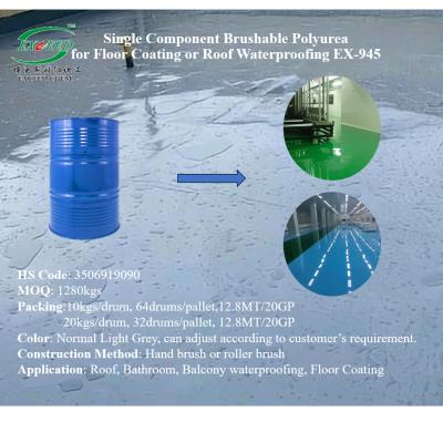 China Single Component Brushable Polyurea for Floor Coating or Roof Waterproofing EX-945 for sale
