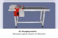 China 120w High Speed Full Automatic Dater Printer Coder Used Feeder Paging Machine with Conveyor for sale