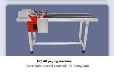 China PVC Plastic Conveyor Paging Machine Friction Feeder with Up and Down Transportation for sale