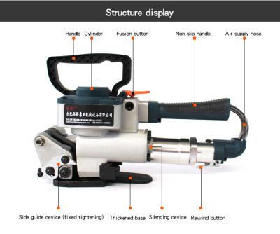 Cina Materiale di imballaggio PET PP Manuale Pneumatica Strapping Machine per negozi di alimenti e bevande in vendita