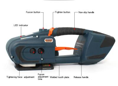 China Elektrische Batterie-betriebene Kunststoff-Strapping Tool mit 3,0A Kapazität 340 * 130 * 120mm zu verkaufen