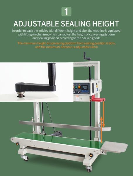Quality FR-1200V Electric Driven Vertical Continuous Bag Sealing Machine For PE and for sale