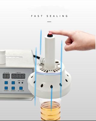 China Maximale snelheid 50pcs/min Draagbare plastic fles Aluminium folie Inductie afdichting machine Te koop