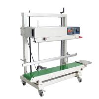 China 12mm Sealing Width Vertical Band Sealer with Coding Temperature Control Range 0-300C° for sale
