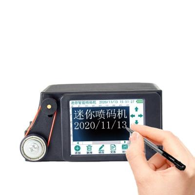 China 12.7 mm Alturas de impresión Mini impresora de inyección de tinta de botella de mano para material de papel en venta