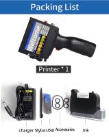 China Industrial Inkjet Batch Coding Date Expiring Printing Machine for TIJ Printer 16.8V for sale