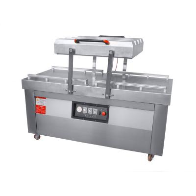 Cina Doppie camere 750*620*100mm Grandezza della camera Macchina di sigillamento a vuoto per alimenti Fagioli di carne in vendita