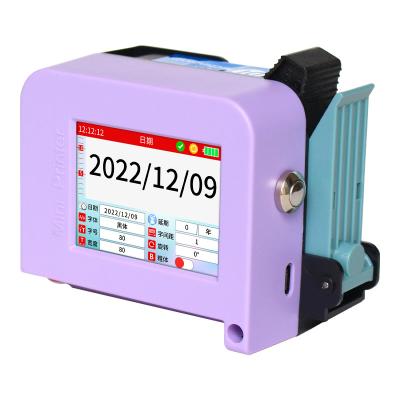 China Verfallsdatum Logo Portable Drucker 2-12.7mm Höhe Rote Tinte 50M/MIN Druckgeschwindigkeit zu verkaufen