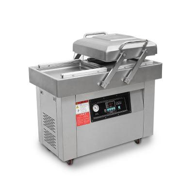 Cina 140 KG Capacità DZ-400 2SB Doppia scanalatura Macchina di imballaggio a vuoto alimentare per uso commerciale in vendita