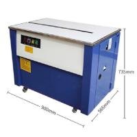 China D308 High Table Cartons Semi-Automatic PP Thermal Strapping Machine Packaging Machine for sale