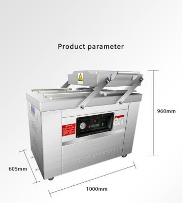 Cina DZ-400/2SA sigillante a vuoto a doppia camera multifunzione per pesce congelato in vendita