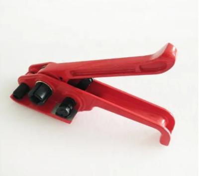 China Red H19 Strapper Machine Plastic Strap Hand Manual Packing Tensioner Tool For PP PET Strap for sale