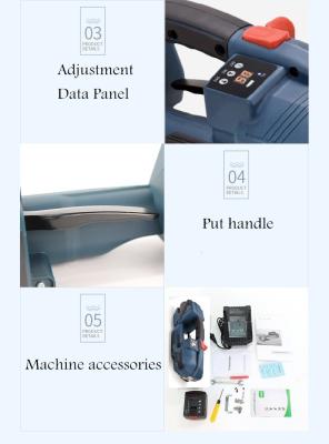 China User-Friendly 90mins Charging Time Electric Strapping Machine for 13-19mm PET/PP Strap for sale