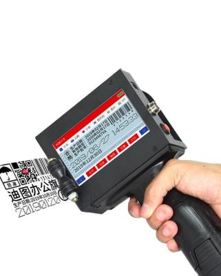 China 25.4mm Portable Batch Coding Printer Machine Handheld Inkjet Printer Gun Plate Type TIJ Printer for sale