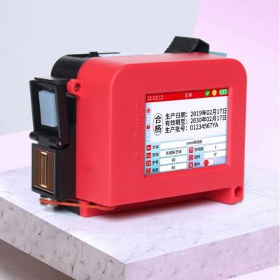 China Paper Printer 12.7mm Mini Printer for Food Bag Bottle Body Production Date Printing for sale