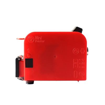 China Paper Printer 12.7mm Mini Printer for Food Bag Bottle Body Production Date Printing for sale