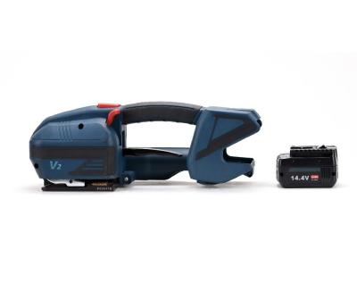 Cina Applicare Spessore della cinghia 0,4-1,2 mm V2 Portatile Batteria elettrica Macchina di cinghia a mano per Pp e animali domestici in vendita