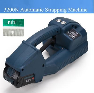 Cina Macchina di cingolazione portatile automatica per cintura di PP PET Tempo di saldatura 2-5s Azionata a batteria in vendita