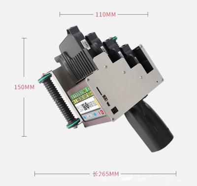 China Carton Printing TIJ Printer 10CM Four-Nozzle Portable Inkjet Printer for Frozen Food for sale