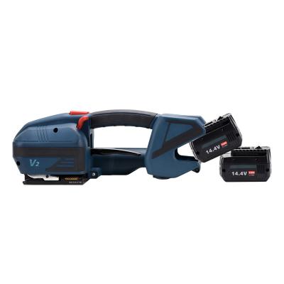 China 13-16 mm Anwendungsbreite der Streife Elektrisch angetriebene PP-Plastikgürtelmaschine zu verkaufen