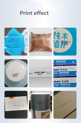 Cina 2-12.7 mm Dimensione di stampa Stampa a getto d'inchiostro TIJ industriale per borse di plastica per bottiglie in vendita