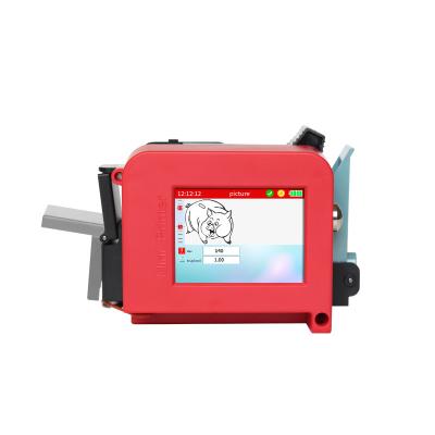 China Carton Bag Mini Inkjet Batch Coding Machine with 600DPI Printing and Portable Design for sale