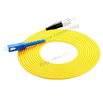 中国 FC-FC 光ファイバーパッチコード3.0/2.0mm PVC/Lzsh Sm mm Sx FTTH 販売のため