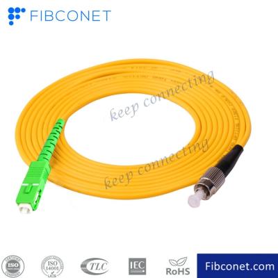 Cina 1 Conductor SC-FC Sm Simplex Indoor Fiber Optical Patch Cord per FTTH proveniente dalla Cina in vendita