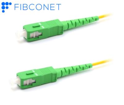 China FTTH Indoor SC APC para Sm SC G657A2 Simplex Fiber Optic Patch Cord para streaming de vídeo à venda