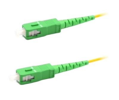 Cina Numero di conduttori 1 SC/APC-SC/APC Sm G652D Simplex Indoor Fiber Optic Patch Cord in vendita