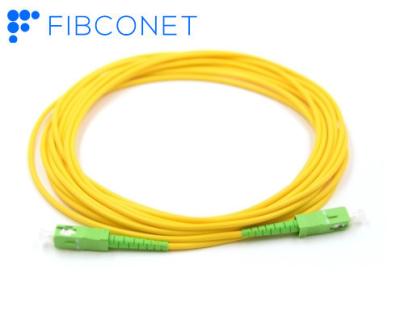 Cina Numero di conduttori 1 SC/APC-SC/APC Sm G652D Simplex Indoor Fiber Optic Patch Cord in vendita