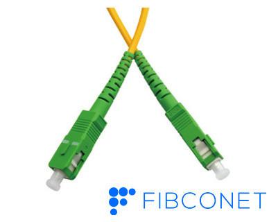 Cina Numero di conduttori 1 SC/APC-SC/APC Sm G652D Simplex Indoor Fiber Optic Patch Cord in vendita