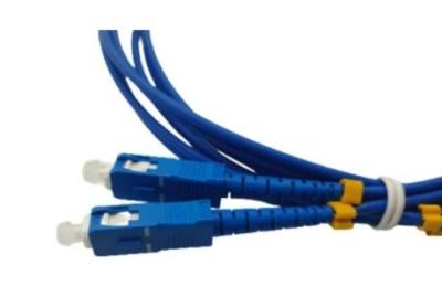 Cina 1 Corpo FTTH armato con patchcord Sm Duplex Jumper Sc/LC/FC/St G652D Cordone di fibra ottica in vendita