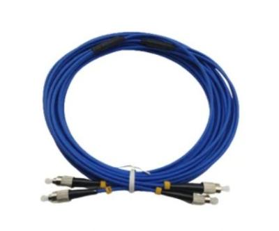Cina 1 Corpo FTTH armato con patchcord Sm Duplex Jumper Sc/LC/FC/St G652D Cordone di fibra ottica in vendita