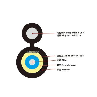 Cina Cavo ottico blindato auto-portante a 8 LSZH per FTTH versatile e flessibile in vendita
