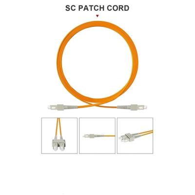 China Single Mode Multimode Optical Cable Jumper UTP Fiber Patch Cord voor FTTH LAN Ethernet RJ45 Cat SC/UPC-SC/UPC Te koop