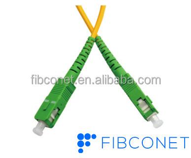 中国 SC/APC-SC/APC G657A1 電気通信における室内用 単純光ファイバーパッチコード 販売のため