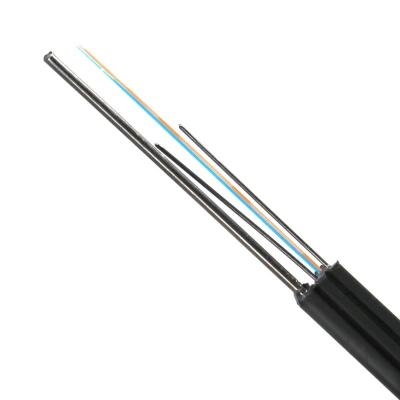 中国 FTTH GJYXCH 1xG.657A1 青いフラットデザインと1コアのフラット光ファイバードロップケーブル 販売のため