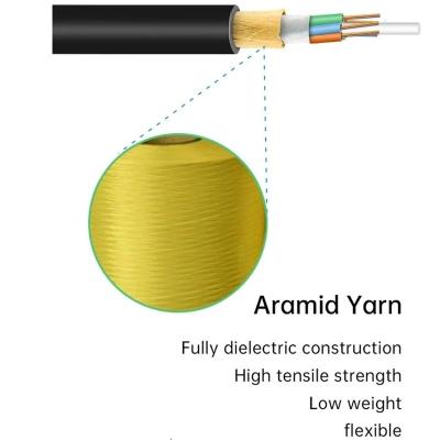 Cina Cavo in fibra ottica FTTH con progettazione completamente dielettrica e resistenza alla trazione di 100 N/100 mm in vendita