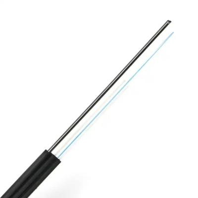 Cina FTTH 1xG.657A1 GJYXCH Cavo in fibra ottica per esterno 1-12 core piatto per apparecchiature ottiche in vendita