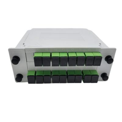 中国 FTTH 1*16 SC APC UPC LC カセット型 PLC ネットワーク接続のための光学PLCスプリッター 販売のため