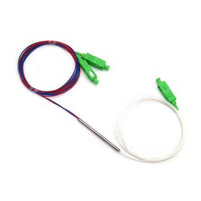 中国 85°C FTTH LC/Sc/FC ACP/Upc Sm 1310/1490/1550nm オプティカルビームスプリッタ PLC 1 * 2ファイバースプリッタ 販売のため