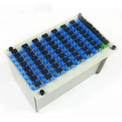 中国 FTTX Plc Lgx パッシブFtthファイバーボックススプリッタ 1X16 GponファイバーSc Upc ApcインセットPLCスプリッタ 販売のため