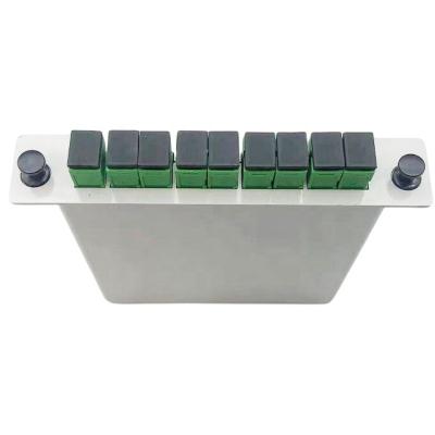 中国 FTTX Plc Lgx パッシブFtthファイバーボックススプリッタ 1X16 GponファイバーSc Upc ApcインセットPLCスプリッタ 販売のため