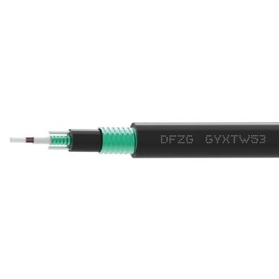 Cina Performance ottimale 12 core GYXTW Aerial Armored Fiber Optic Cable per la comunicazione in vendita