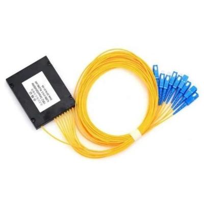 Cina Supply Fiber Optical PLC Splitter 1X8 1X16 SM ABS Box per la fabbricazione di cordoni a fibra in vendita