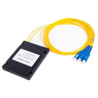Cina Supply Fiber Optical PLC Splitter 1X8 1X16 SM ABS Box per la fabbricazione di cordoni a fibra in vendita
