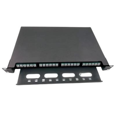 Cina 1U 19' Racks Enclosure MPO-LC Connector Fiber Optic Cassette Patch Panel per il montaggio del rack in vendita