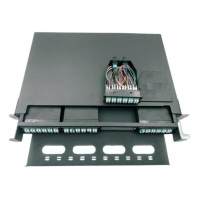 Cina 1U 19' Racks Enclosure MPO-LC Connector Fiber Optic Cassette Patch Panel per il montaggio del rack in vendita